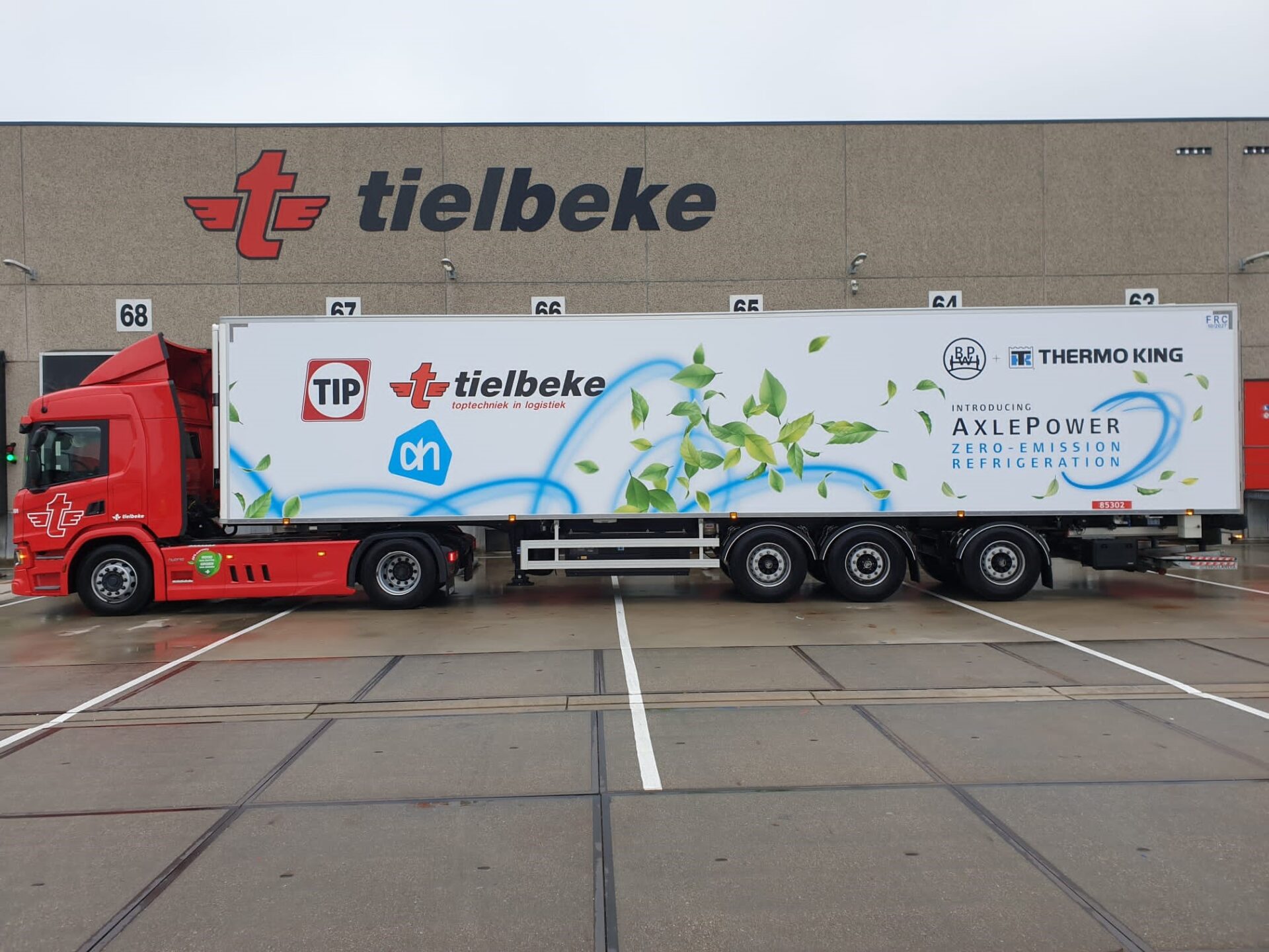 Thermo King AxlePower-Systeme bei der TIP Group in den Niederlanden im ...