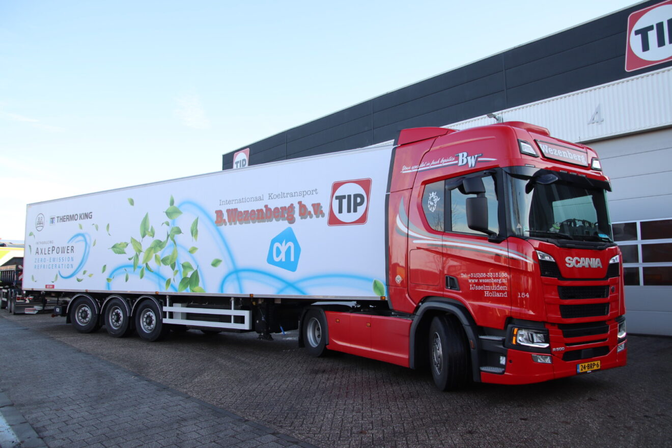 Thermo King AxlePower-Systeme bei der TIP Group in den Niederlanden im ...